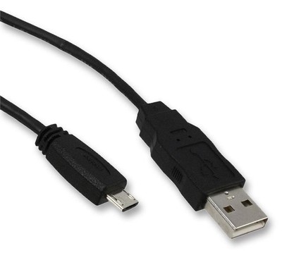 MOLEX USB Shielded I/O Cable Assembly USB A-to-Micro-USB B 1.5m Black ...