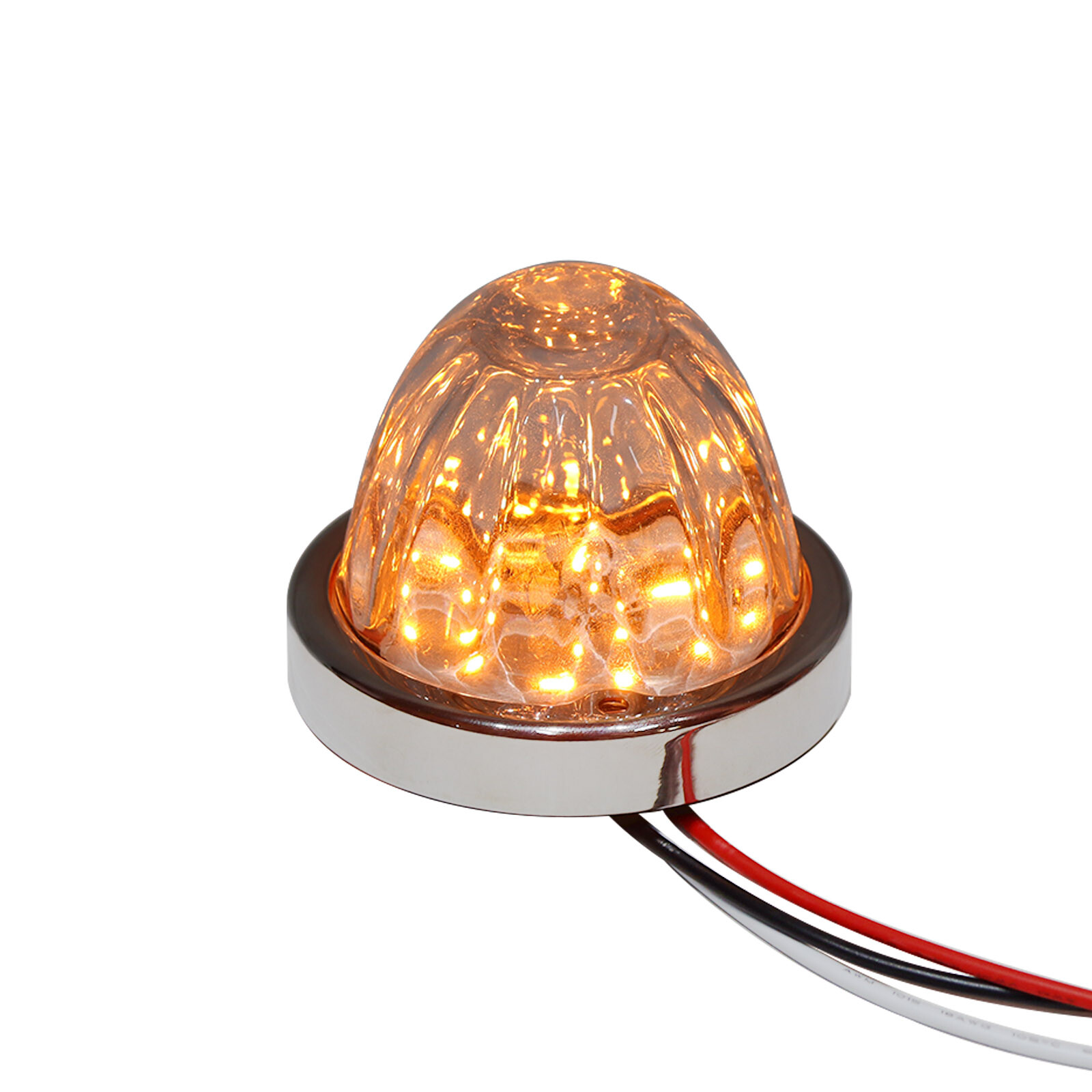 Glass Lens Amber Light LED Tech Watermelon Shape Spot Light 1 Piece ...