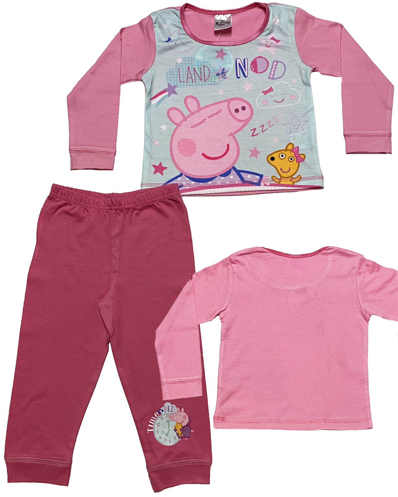Peppa Pig Pyjamas Boys Girls Pjs Sleepwear Age 1.5 to 5 Yrs Can Be ...