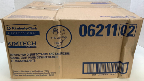 Kimberly-Clark Professional Kimtech WETTASK System, 1 Bucket, 6 Wipe ...
