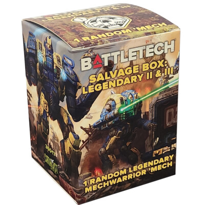 Battletech Minis BattleTech: Salvage Box - Legendary II & III Blind Box ...