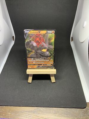 Pokémon TCG Coalossal V Vivid Voltage 098/185 Regular Ultra Rare | eBay
