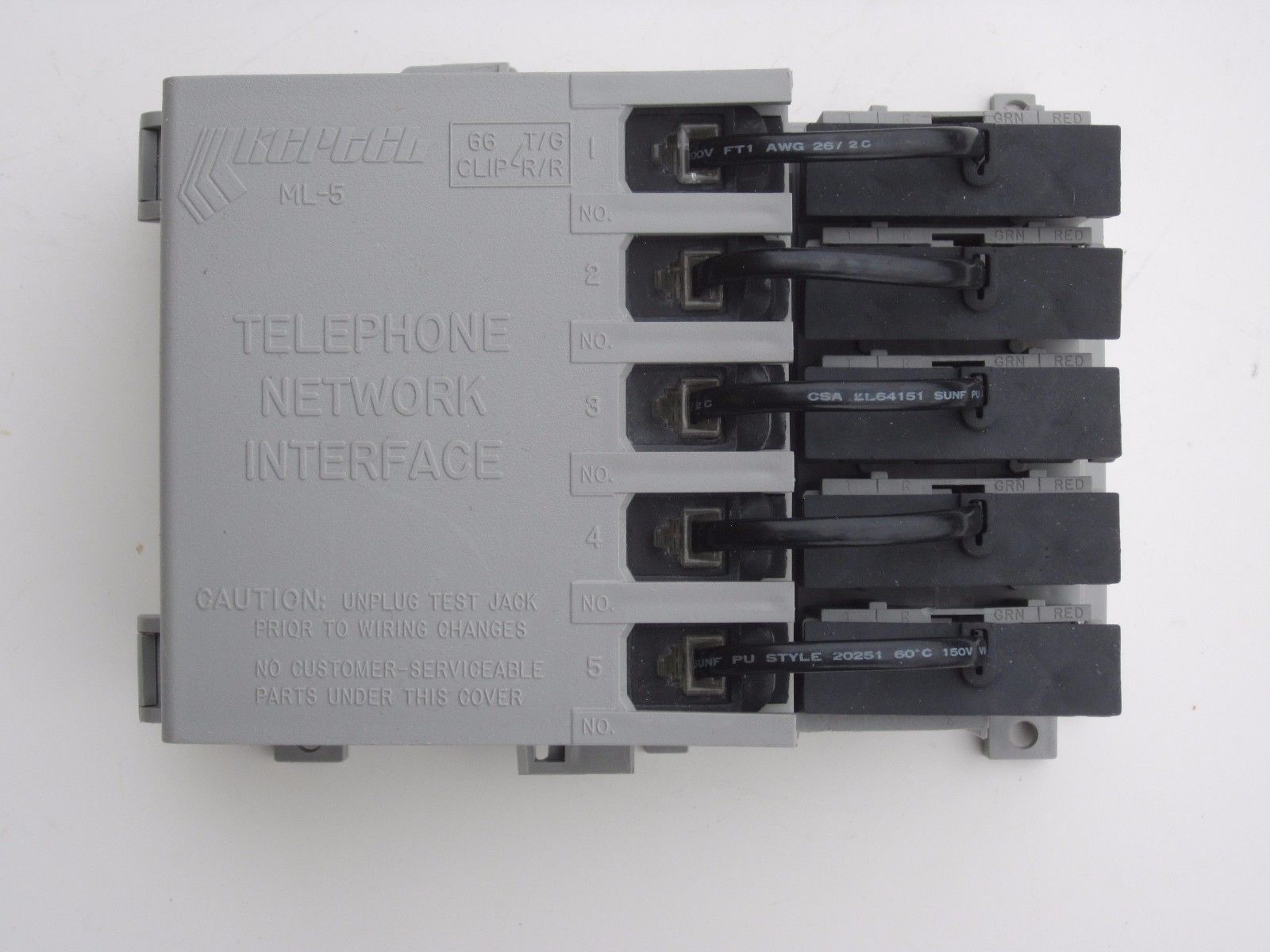 Keptel ML-5 Multi-Line Telephone Network Interface Device (NID ...