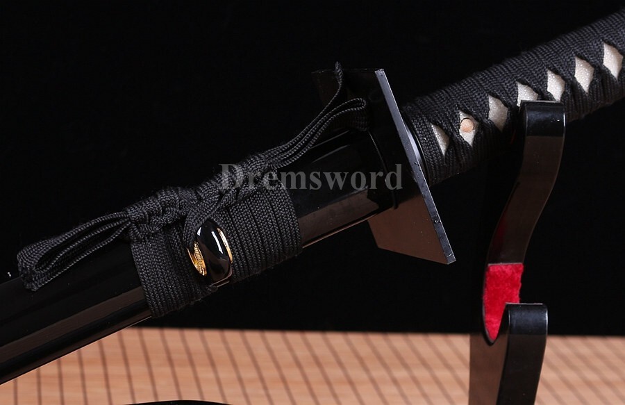 9260 Spring Steel Ninjato Japanese Black Ninja Sword Full Tang SK ...