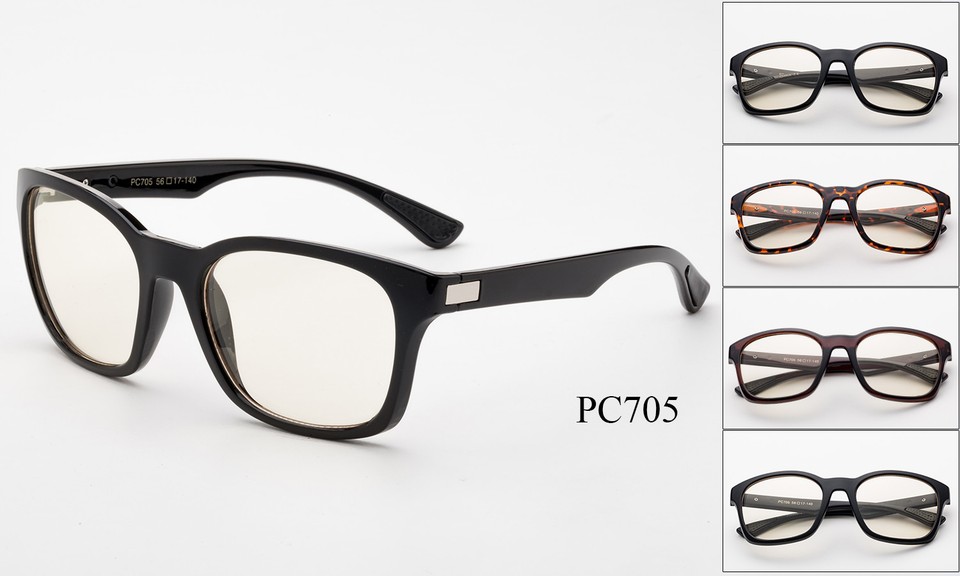 Computer Eye Glasses Strain Relief Blue Light Blocking Men PC Protect ...
