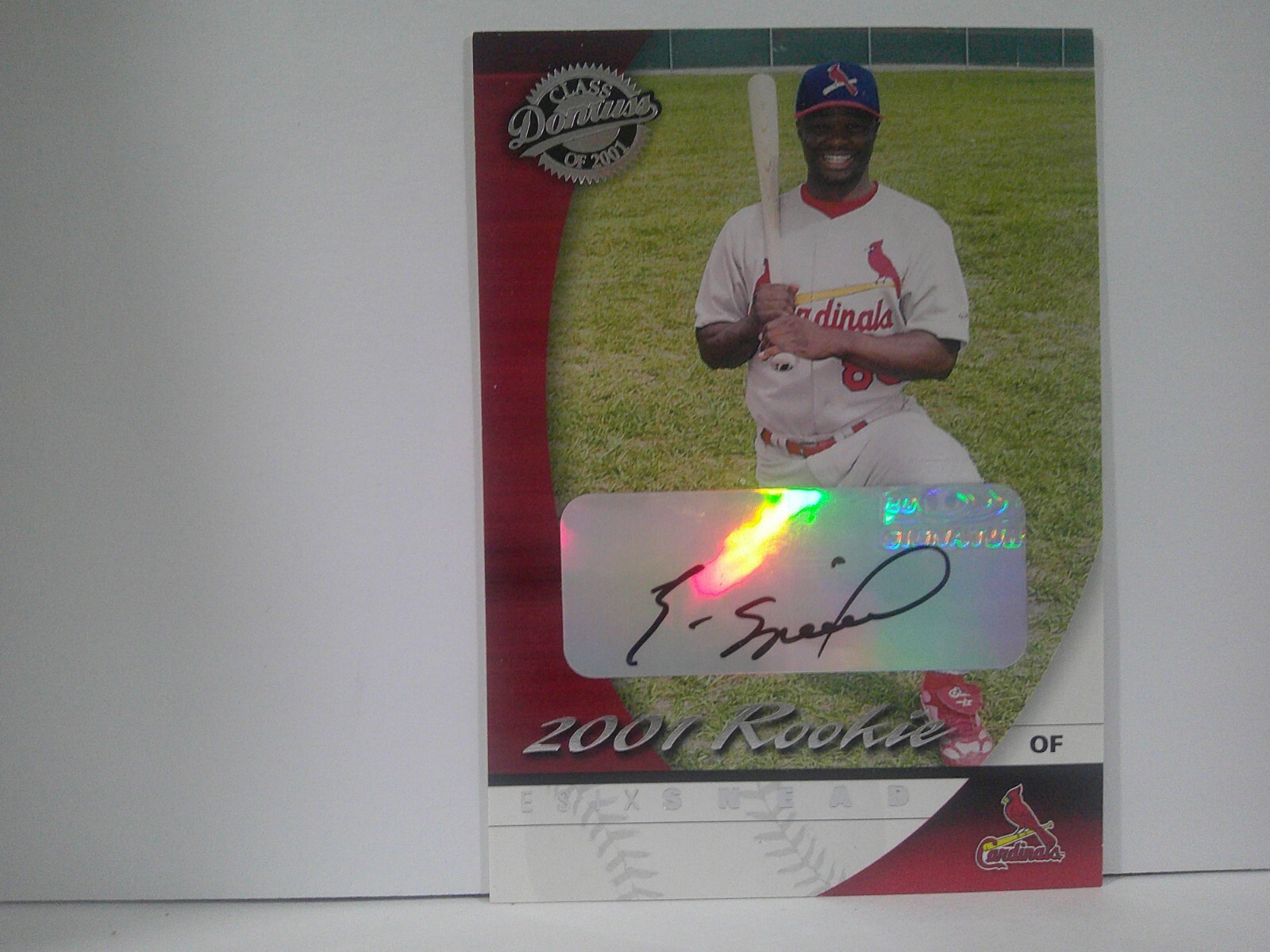 2001 Donruss Class Of 2001 Rookie Auto /1875 Esix Snead #145 Rookie ...