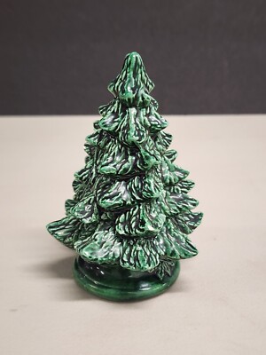Beautiful Vintage Ceramic Green Christmas Tree | eBay