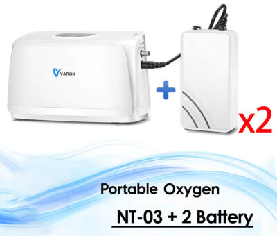 Portable 𝑶2 Concentrator Machine w. 2* Battery Rechargeable 3L/Min ...
