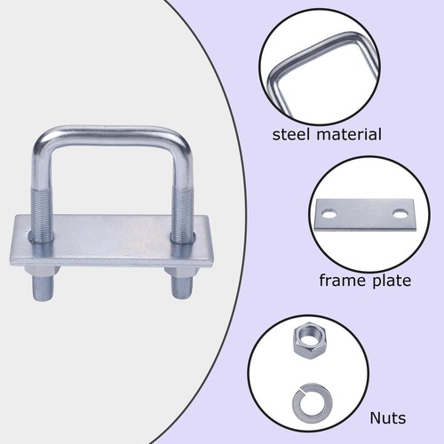 4 Pack Leaf Spring Clamp Kit Fits Leaf Springs Up To 2.5” Wide Locks ...