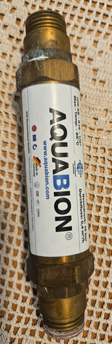 Aquabion S15 Inline Water Conditioner Limescale Reducer/Defender 15mm ...