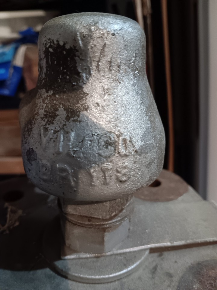 Antique Brass Viloco BR113 12” Bell Steam Locomotive Train Engine Works ...