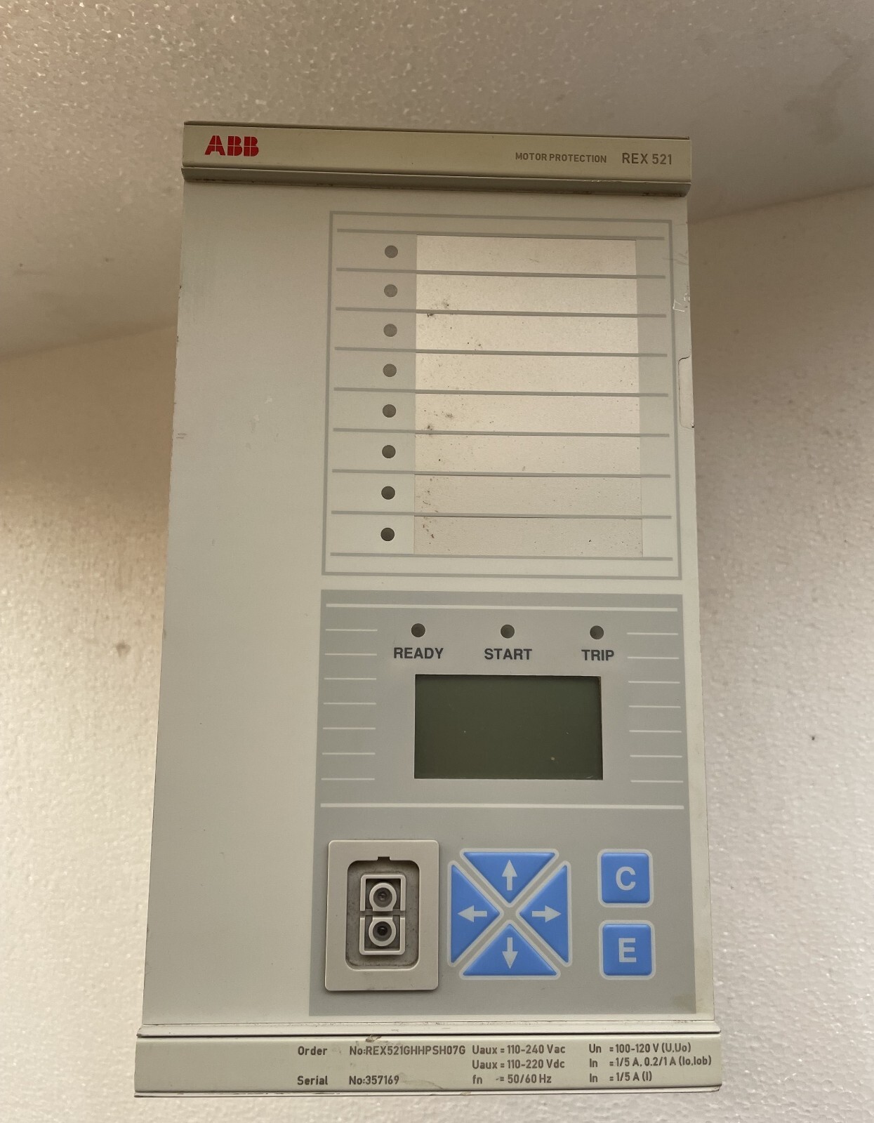 Relay ABB REX 521 / REX 521 REX521GHHPSH07G Motor Protection Relay | eBay