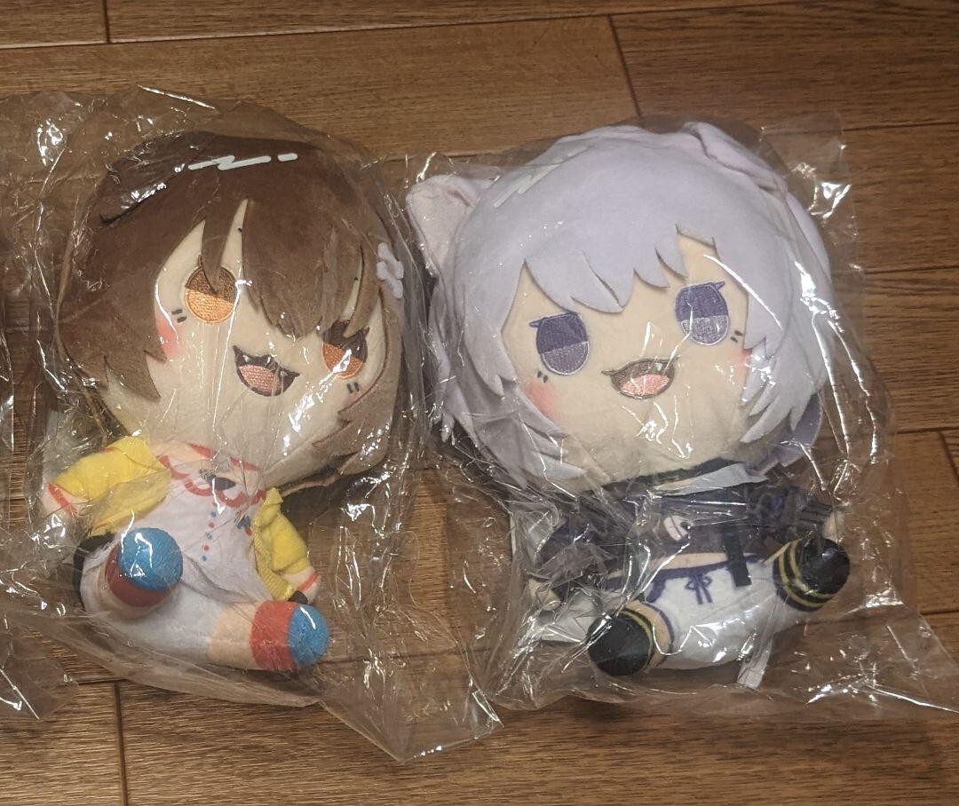 Hololive x Don Quijote Mochidoru Inugami Korone Nekomata Okayu Plush W5 ...