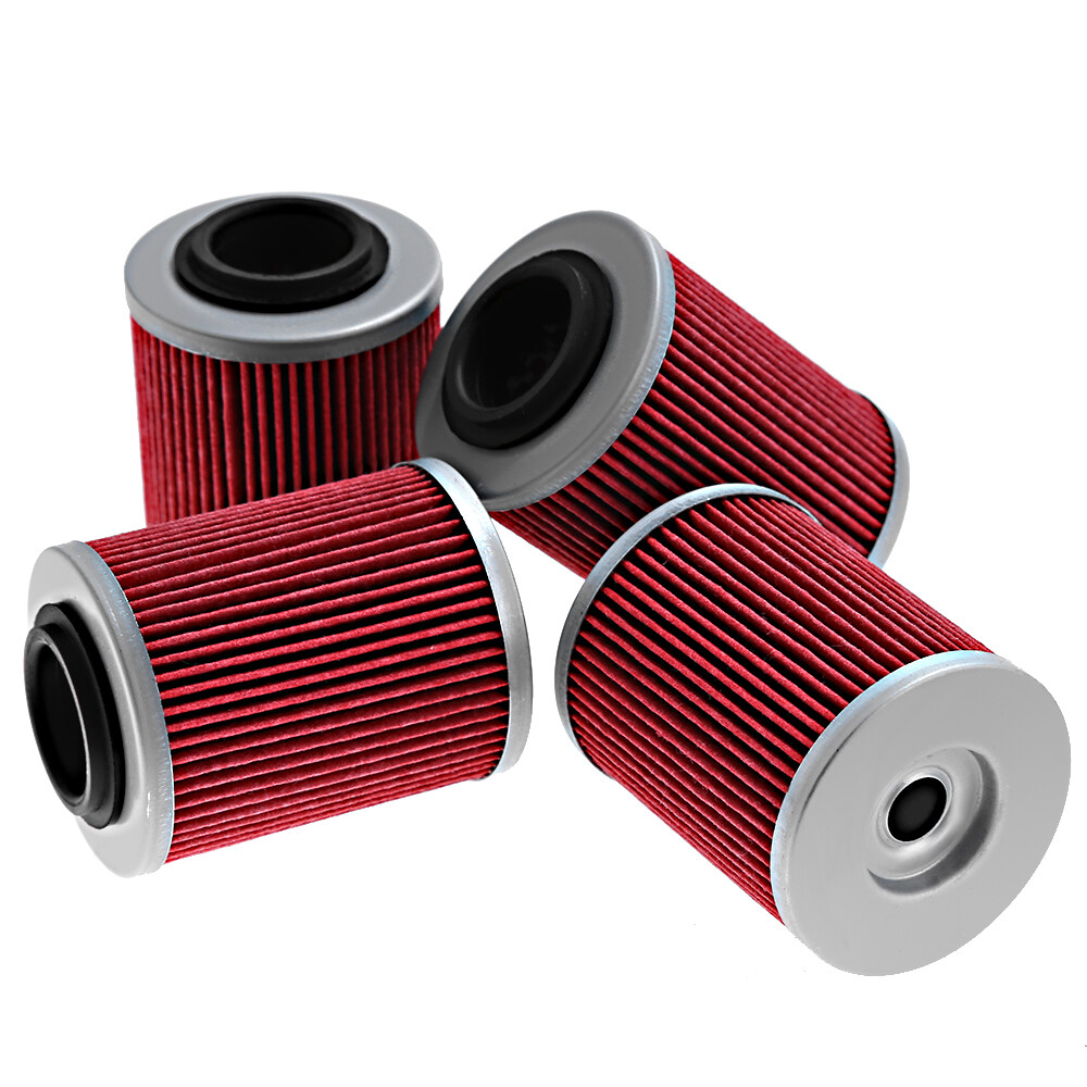 4x Oil Filters For Can-Am Outlander 330 400 450 500 570 650 800 850 ...