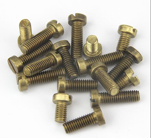 2BA, 3BA, 4BA, 6BA, 0BA Cheese Head Slot Slotted Machine Screws Brass ...