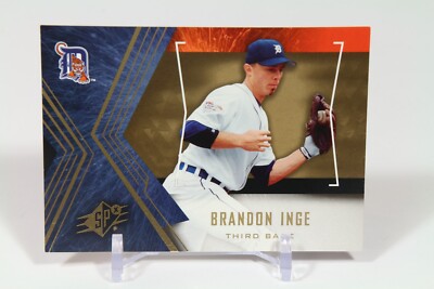 2005 Upper Deck SPX #35 Brandon Inge baseball card. Detroit Tigers. EX ...