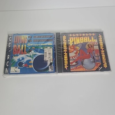 2 Vintage PC Pinball Games - Living Ball & Ultimate Pinball | eBay