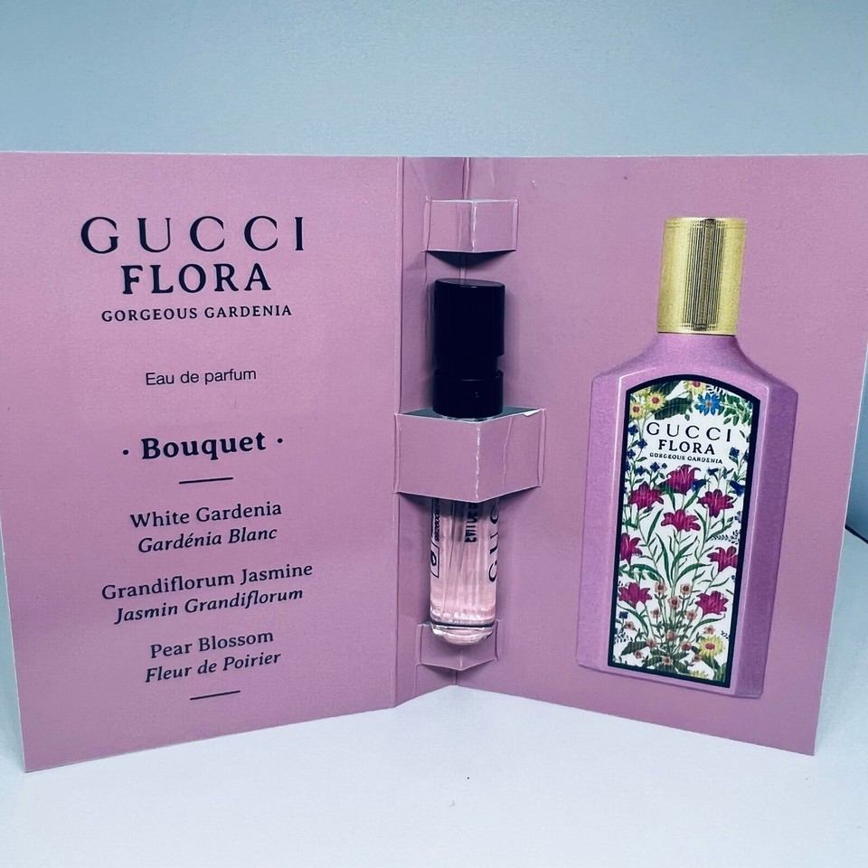 Gucci Flora Gorgeous Jasmine, Gardenia, Magnolia Sample Spray Vials 4Pc ...