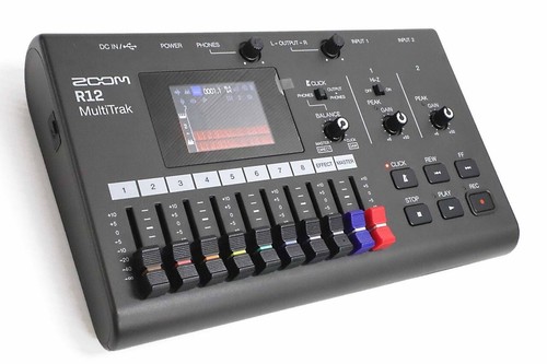ZOOM R12 8track Multi Track Recorder with 2.4 inch Touch Screen Used w ...