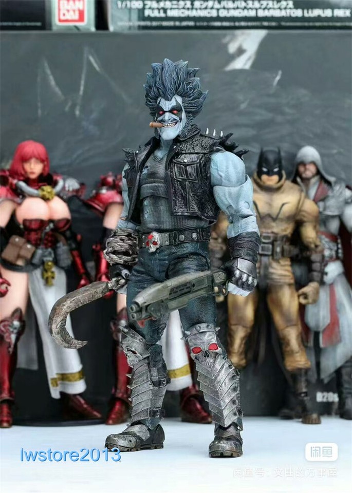 1:6 1:12 1:18 The Wolf Lobo Head Sculpt For 12" 6" Male Action Figure ...