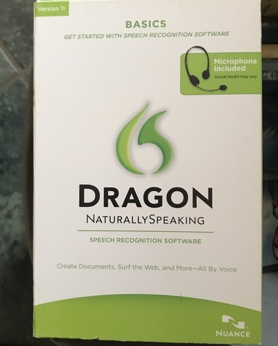 Nuance Dragon NaturallySpeaking Speech Recognition Software Basics ...
