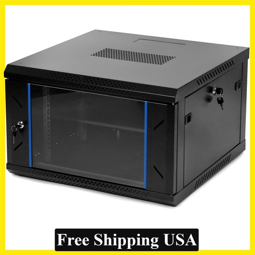 6U Network Server Cabinet Enclosure Wall Mount Server Cabinet Network ...