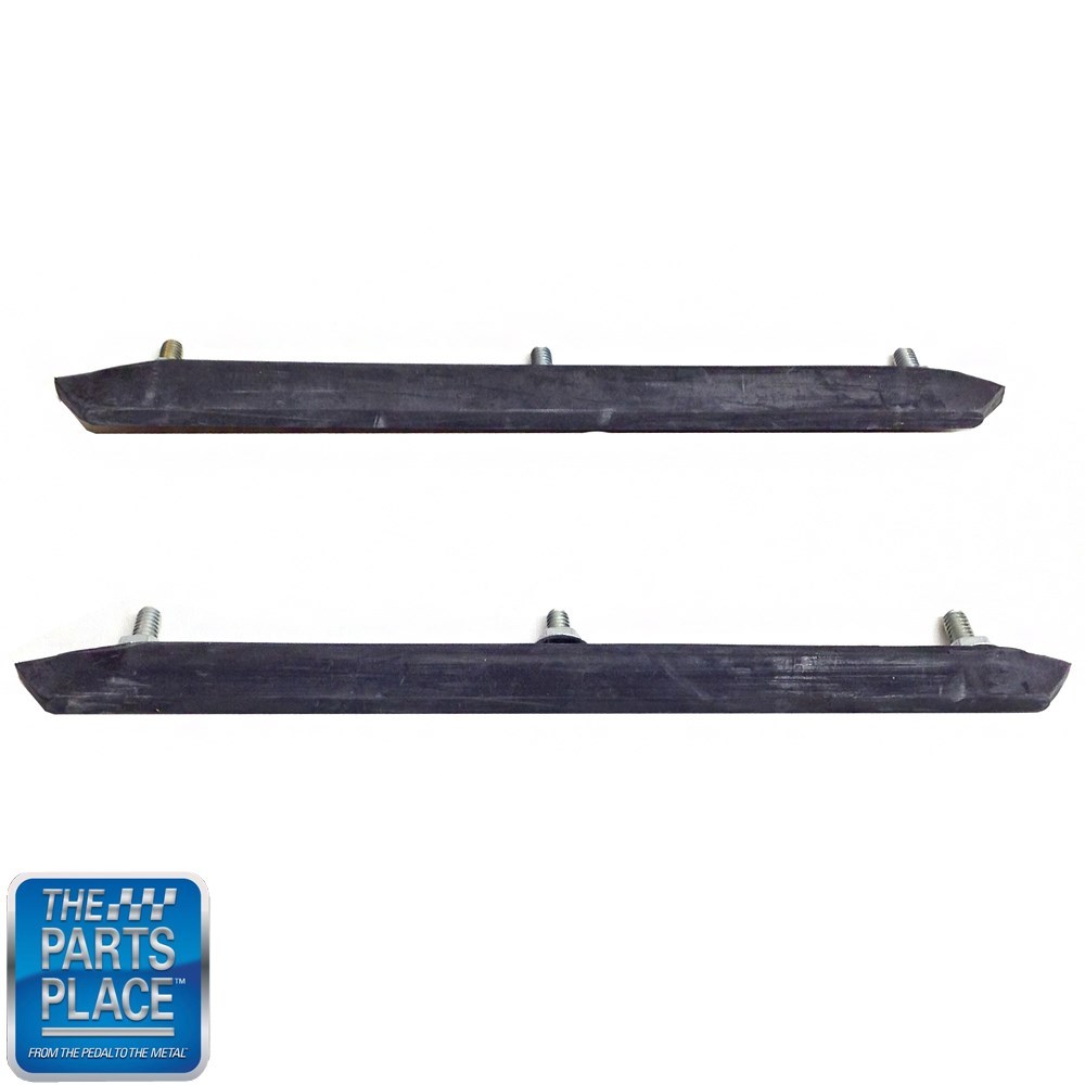 1970-72 Chevelle Rear Rubber Bumper Guard Pad Inserts - Pair | eBay