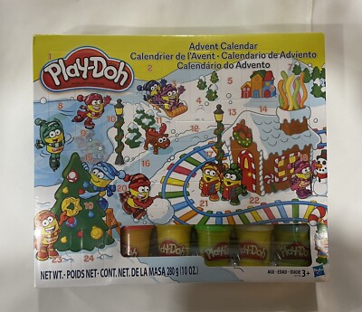 Hasbro Play-Doh Advent Calendar w/ 24 Accessories & 5 Cans of Play-doh ...