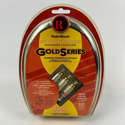 12 FT A/V Cable with S-Video Radio Shack Advanced Performance Gold ...