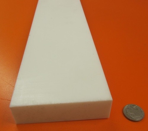 Teflon PTFE Virgin Bar 1.00" Thick x 3.50" Wide x 48" Long White | eBay