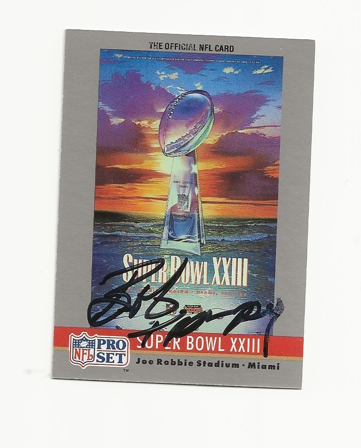 BOB TRUMPY BENGALS AUTOGRAPHED CARD | eBay