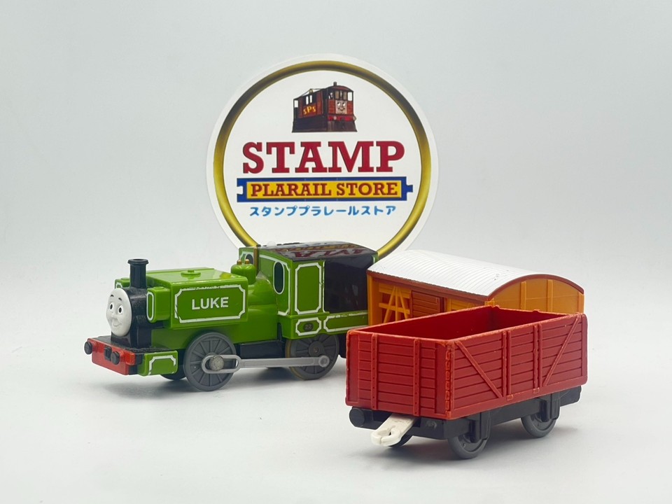 RARE! Tomy Trackmaster Plarail Luke the Blue Mountain Quarry Engine | eBay