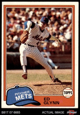 1981 Topps #93 Ed Glynn Mets 5 - EX | eBay