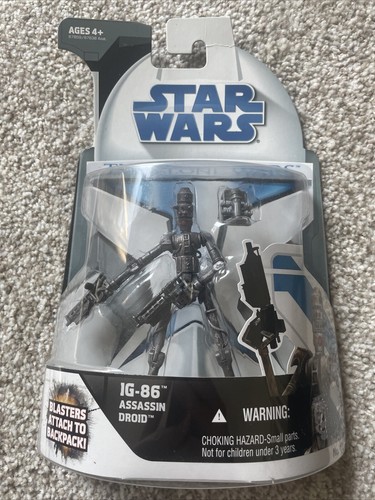 Hasbro Star Wars The Clone Wars No. 18 IG-86 Assassin Droid 3.75 ...