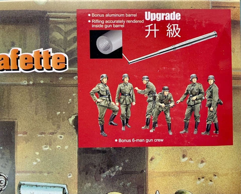 Dragon 1/35 6523 88mm FlaK 37 mit Behelfslafeta W/ 6 figures Brand New ...