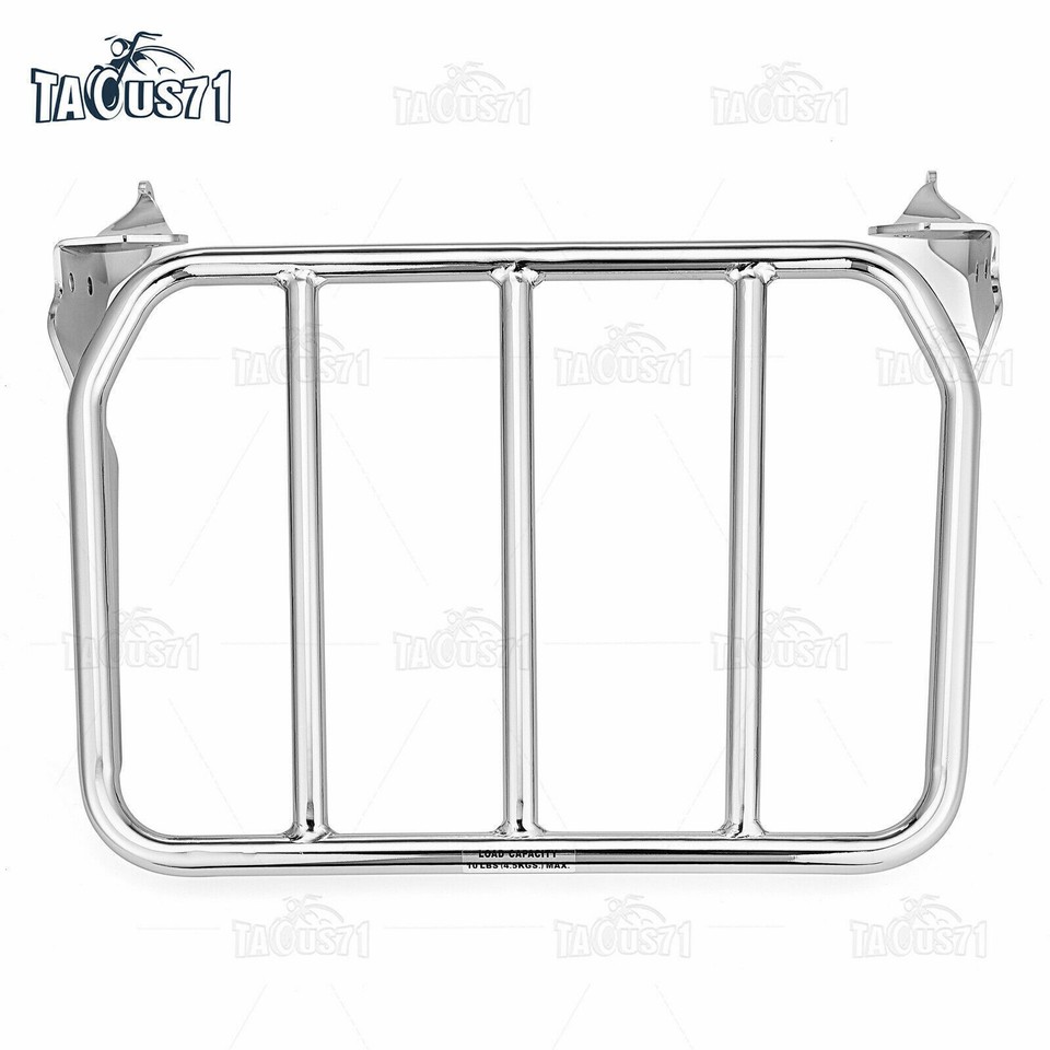 2018-2024 Harley Fat Boy Breakout Detachable Chrome Sport Luggage Rack ...