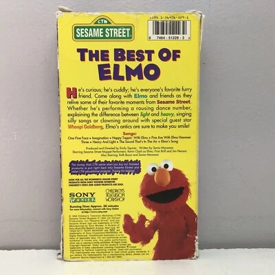 Sesame Street Best of Elmo VHS Video Tape | Grelly USA