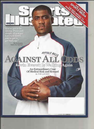 Sports Illustrated Nov 17, 2007 NFL Kevin Everett Buffalo Bills Against ...
