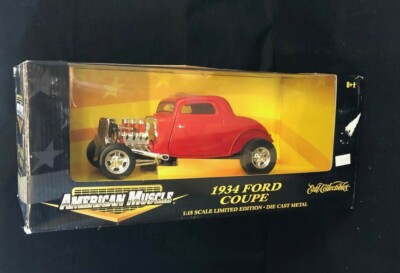 1934 Ford Coupe American Muscle model toy car | eBay