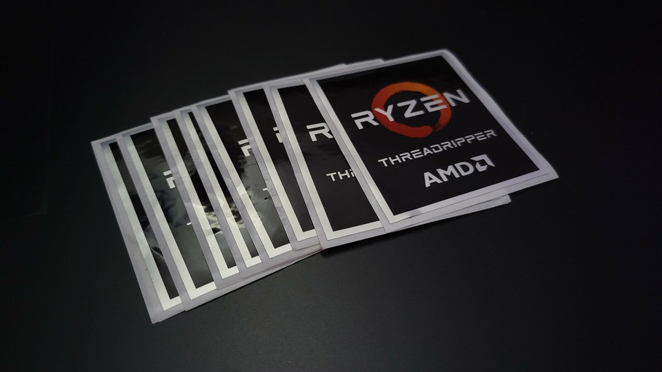 AMD Ryzen Zen 2 Threadripper Large Sticker 6.2cm X 5.2cm | eBay
