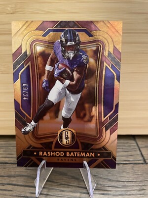 2023 Panini NFL Gold Standard Football Rashad Bateman Baltimore Ravens ...
