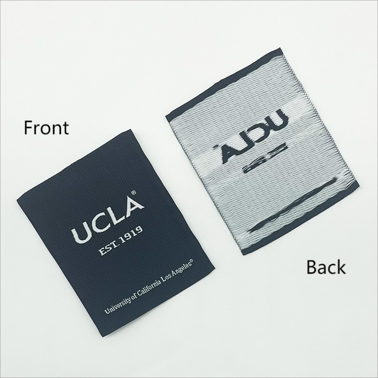 1000 Custom Woven Clothing Labels Fabric Cotton Name Tag Custom Woven ...