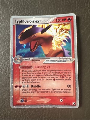 Pokémon TCG Typhlosion Ex Holo Unseen Forces 2005 110/115 | eBay UK