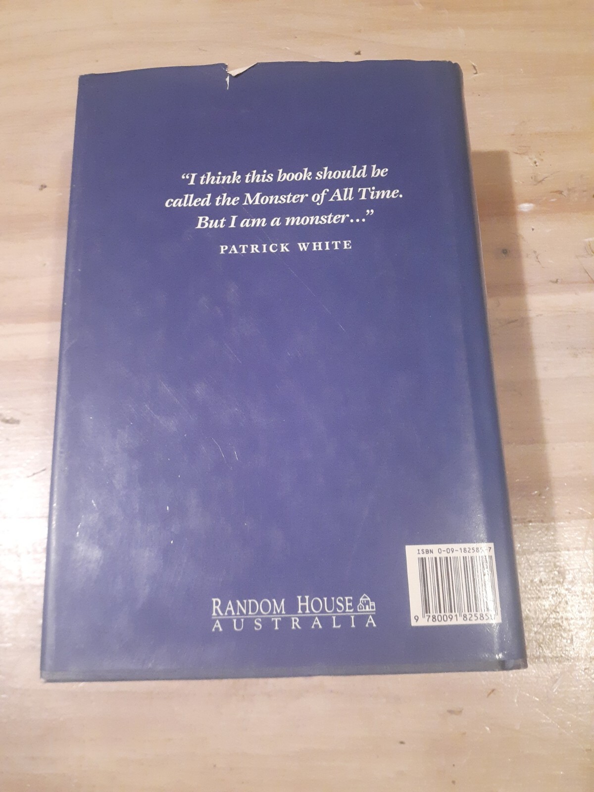 Patrick White - A Life ; by David Marr - Large Hardcover Book - ISBN ...