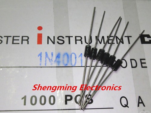 1000PCS 1N4001 IN4001 DO-41 1A 50V diode | eBay