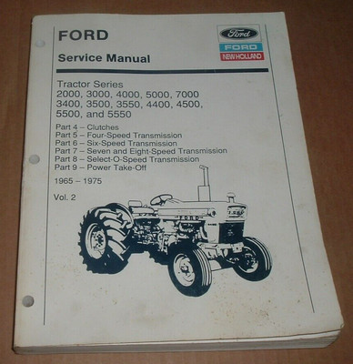 Manuals & Books - Ford 3000 Tractor Manual