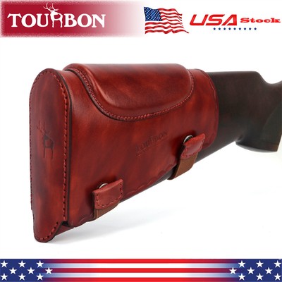 Tourbon Real Leather Cheek Piece Rest Comb Riser Rifle Shotgun ...
