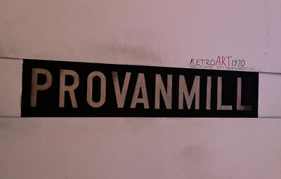 Western Division Glasgow Jan 1949 Bus Blind 34” Gift - Provanmill ...