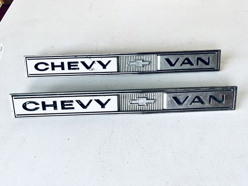 Vintage 1966 Chevrolet Chevy Van Side Door Emblems OEM 3874006 (11.5 ...