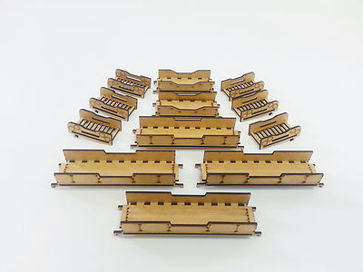 Bridges and Ladders for our 28mm Buildings Miniature games MDF Terrain ...